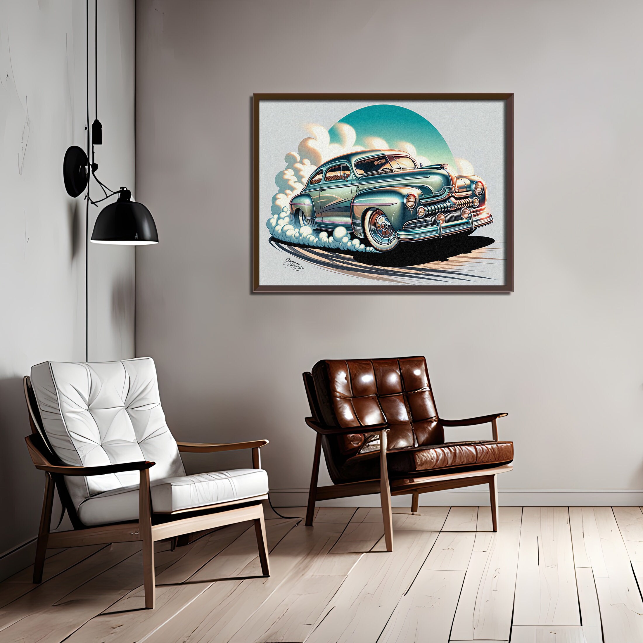 1940 Mercury Torpedo Cartoon Car Print - WALL ART DOWNLOADABLE - Etsy
