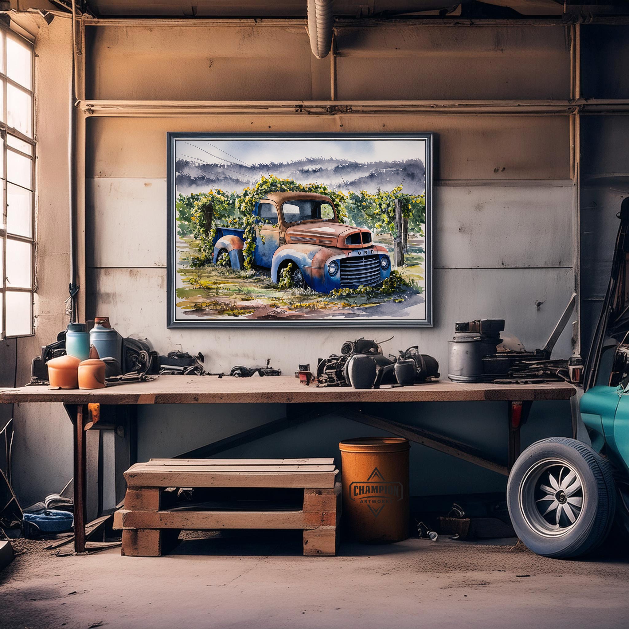 1940 Ford F100 Pickup Truck Barn Find- GIFT FOR HIM - Etsy