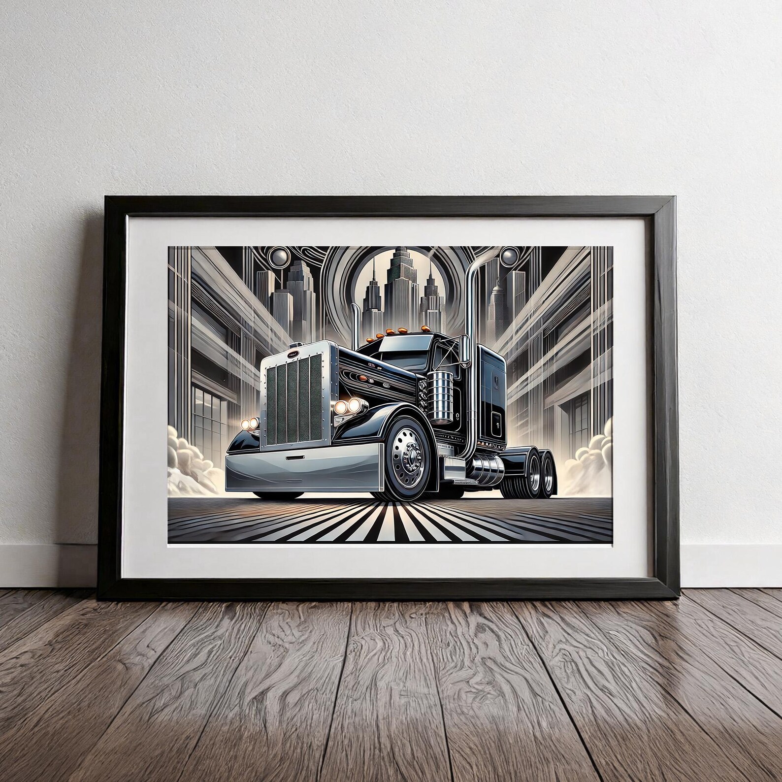 1967 Peterbilt 359 Printable Art – Vintage Semi Truck Poster Digital Download - Etsy