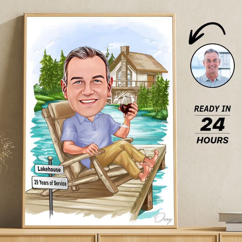 Ruhestand karikatur - Etsy.de