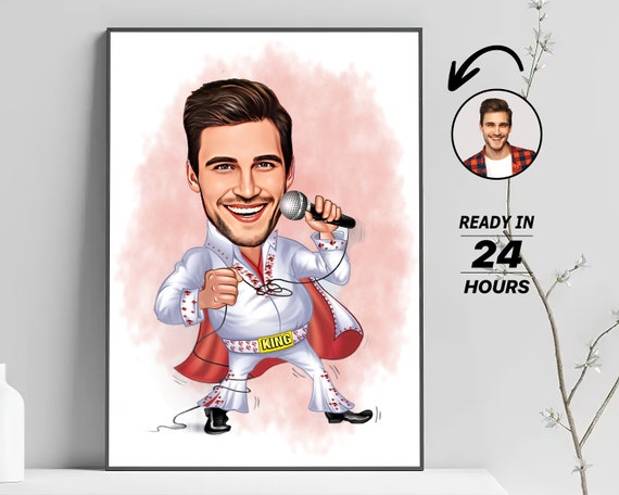 Elvis Cartoon Drawing