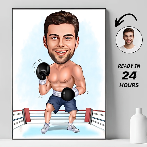 Cartoon Print Boxers - Etsy