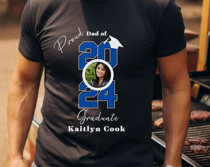 Personalized Graduation Family Matching Shirts, Custom Photo 2024 ...