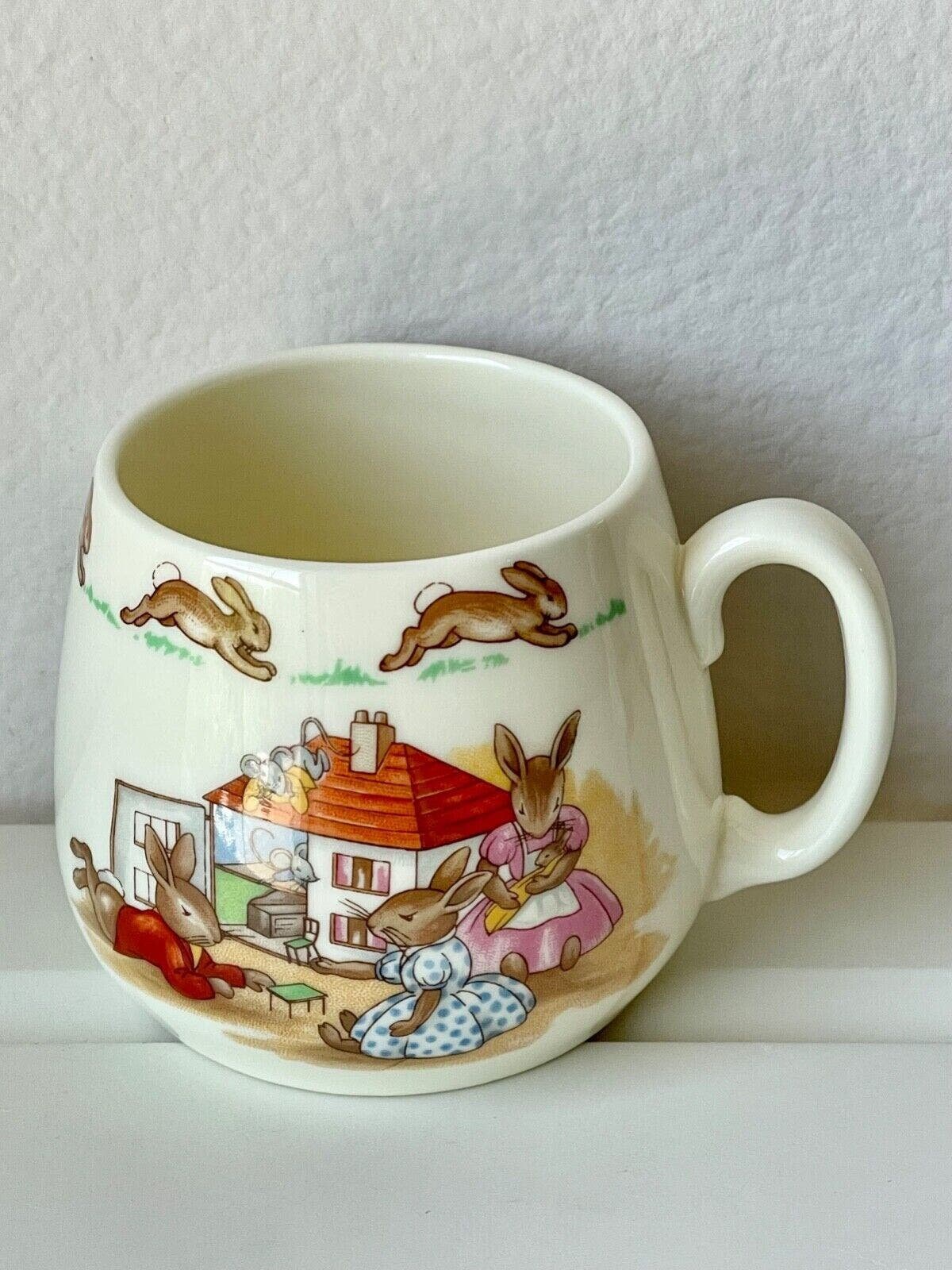 Vintage Royal Doulton "bunnykins" Child's Don Mug One Handle Fine Bone ...