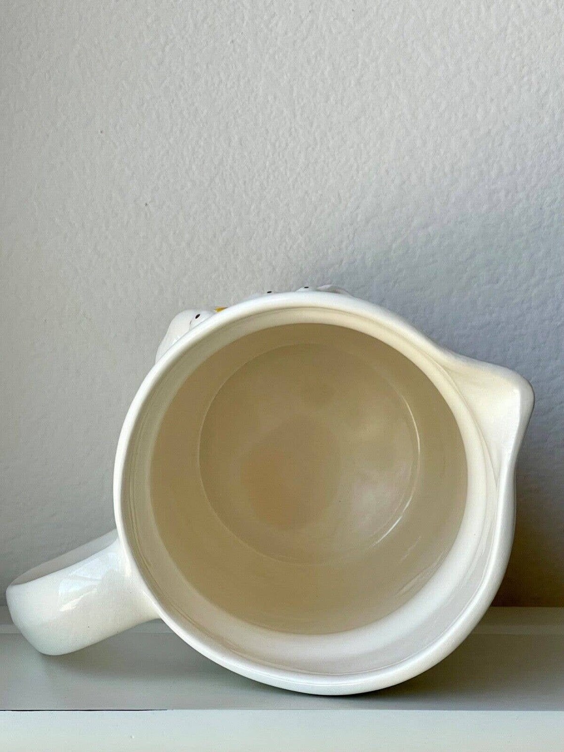 Vintage Treasure Craft USA Pitcher White W/geese - Etsy