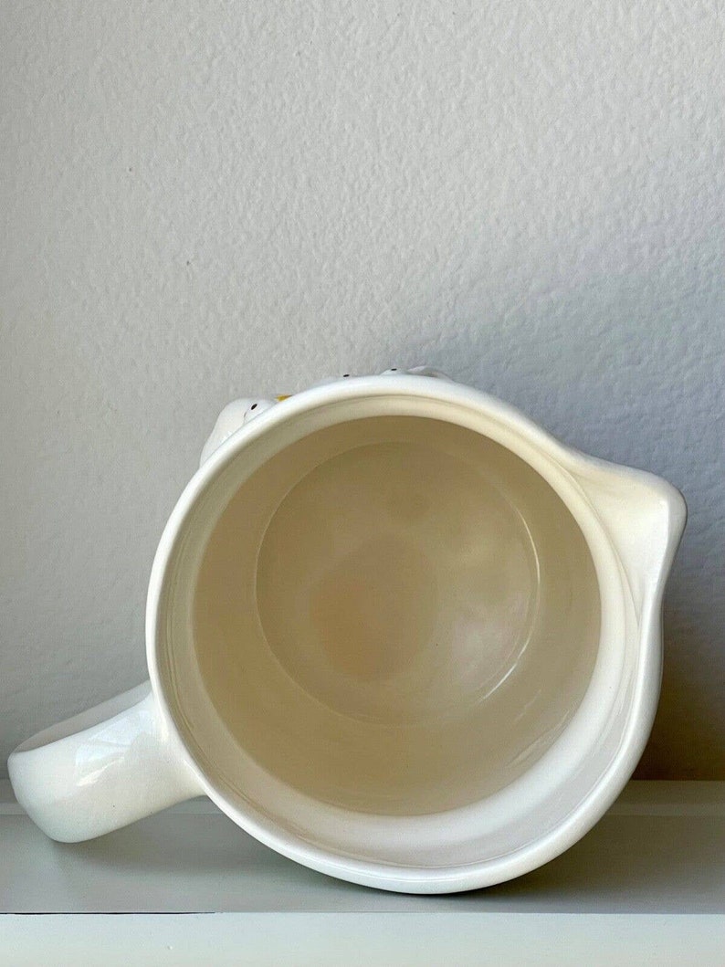 Vintage Treasure Craft USA Pitcher White W/geese - Etsy