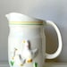 Vintage Treasure Craft USA Pitcher White W/geese Farmhouse/cottage Core ...