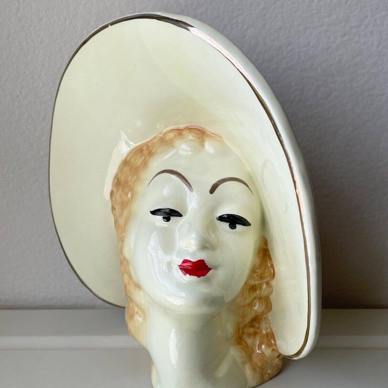 Lady Head Vase - Etsy