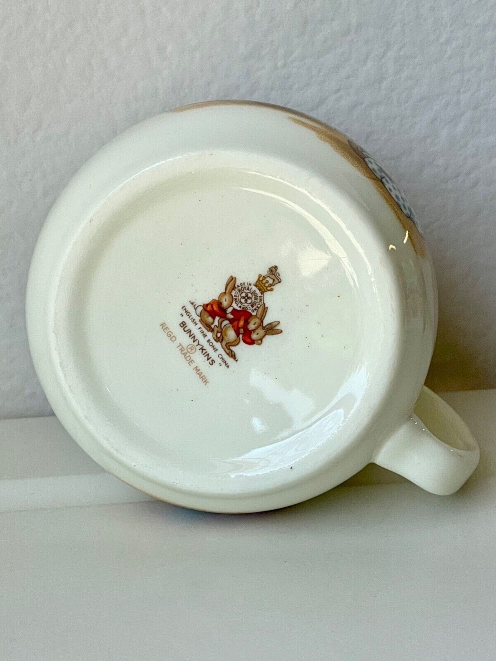 Vintage Royal Doulton "bunnykins" Child's Don Mug One Handle Fine Bone ...