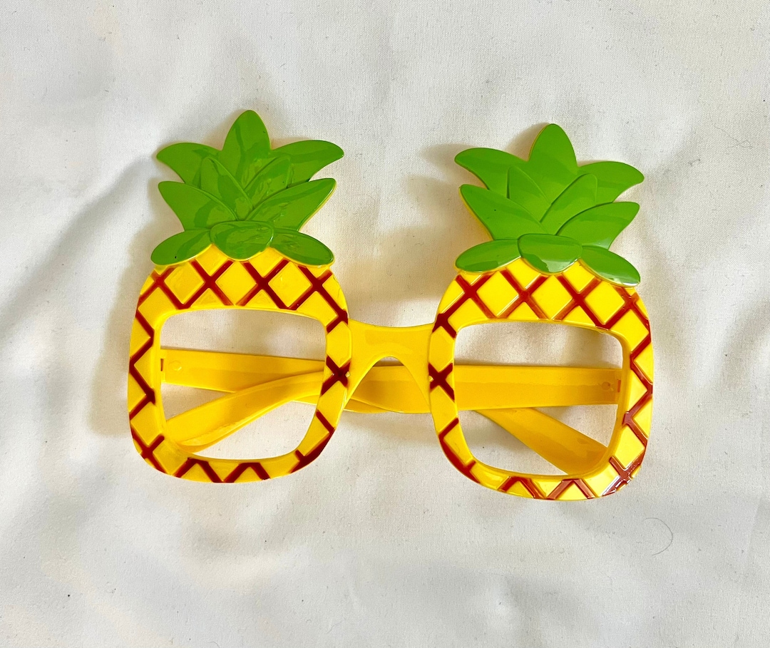 Hey Bear Pineapple Glasses - Etsy