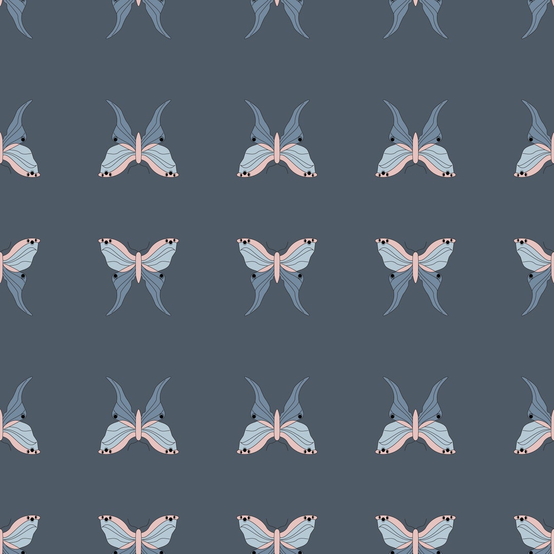 Moths Players Repeat Surface Pattern Design for Commercial and Personal ...