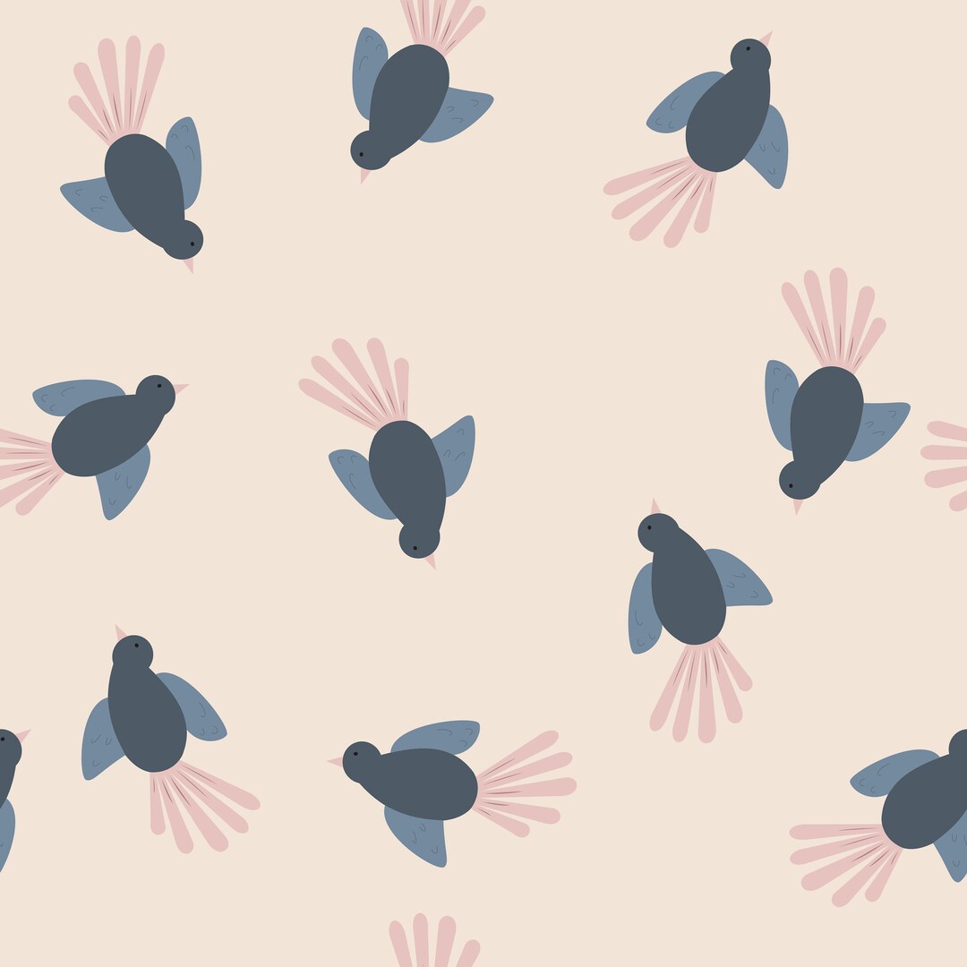 Birds Repeat Surface Pattern Design for Commercial and Personal Use ...