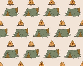 Chum Salmon Fish Repeat Seamless Surface Pattern Design for Commercial ...