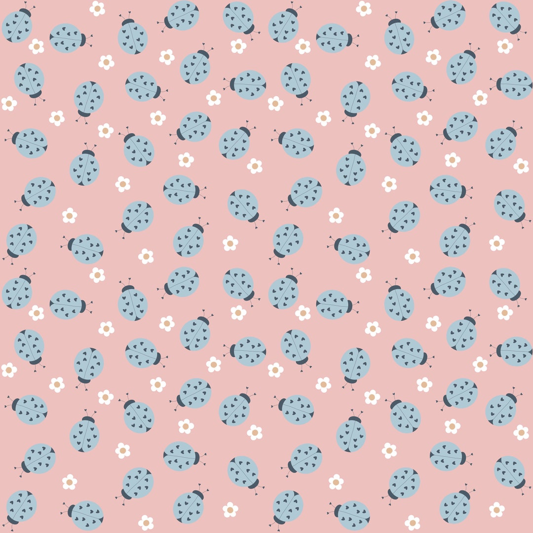 Love Bug Lady Bugs Repeat Surface Pattern Design for Commercial and ... Love Bug Lady Bugs Repeat Surface Pattern Design for Commercial and ...