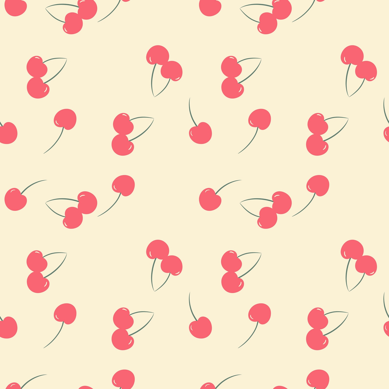 Cherries Cherry Surface Pattern Design for Commercial and Personal Use ...