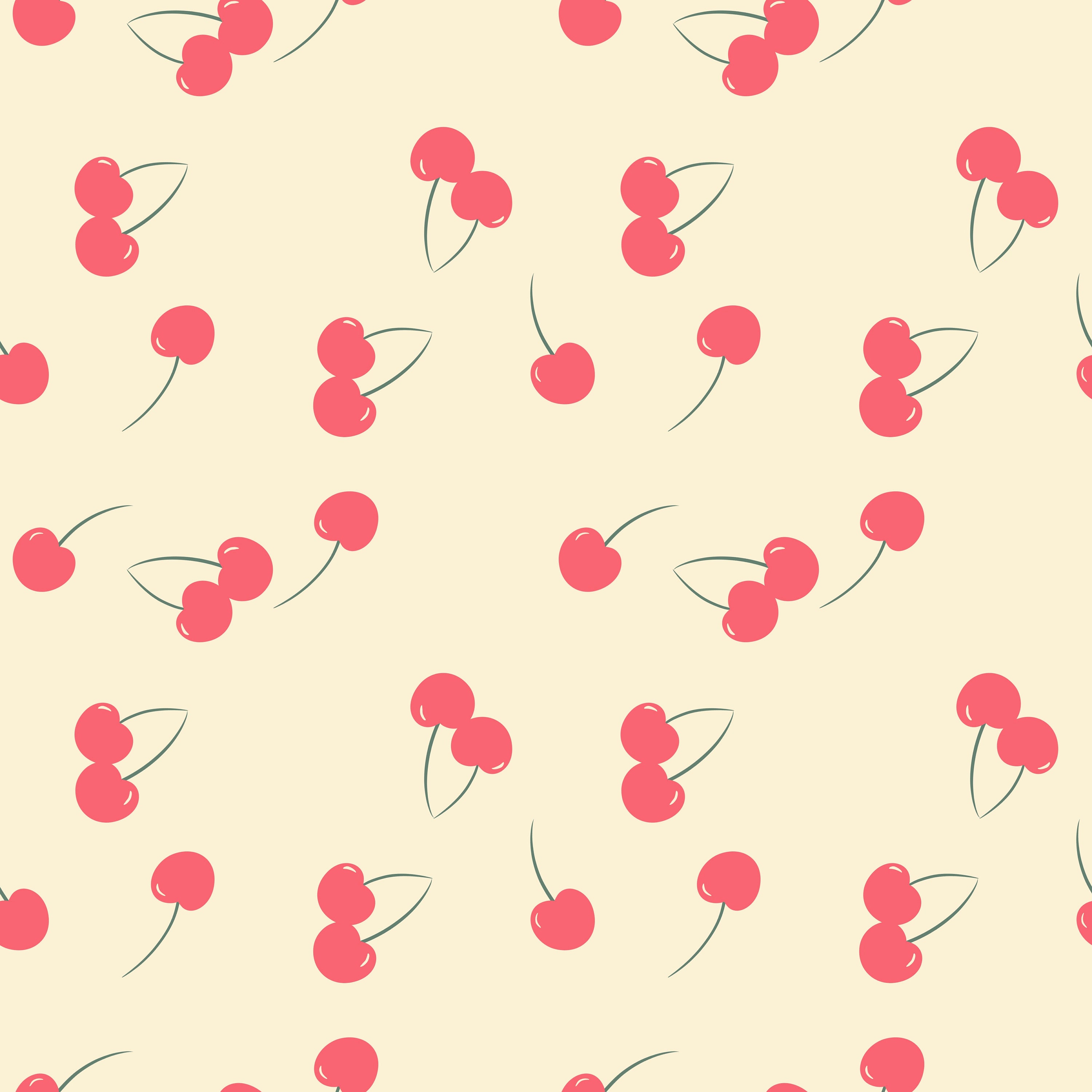 Cherries Cherry Surface Pattern Design for Commercial and Personal Use ...