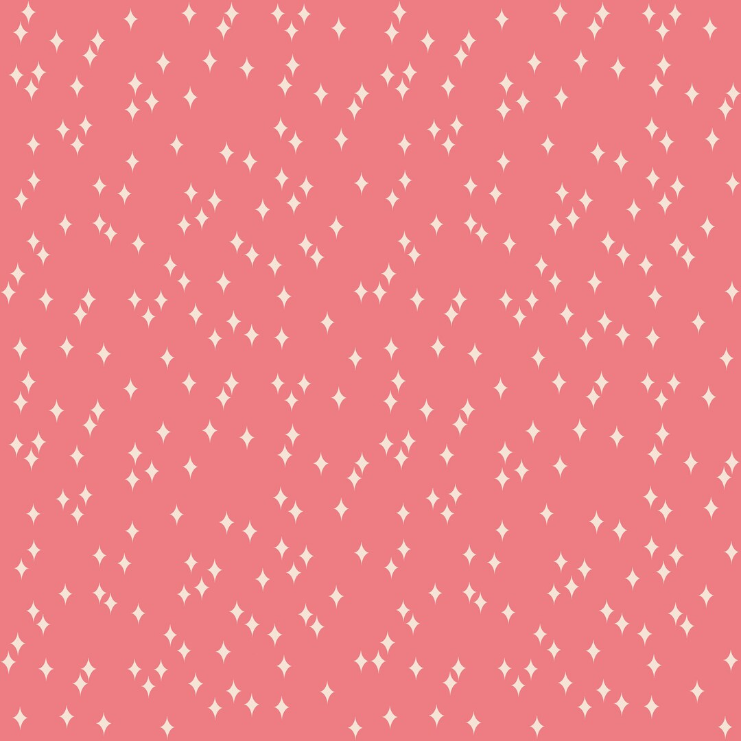 Modern Stars Pink Repeat Surface Pattern Design for Commercial and ...