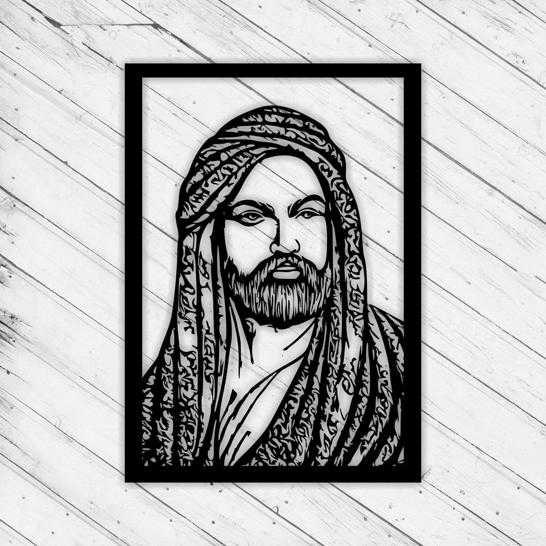 Hz. Ali Wall Art Svg Dxf Ai Laser Cut File for Wall Decor Glowforge ...