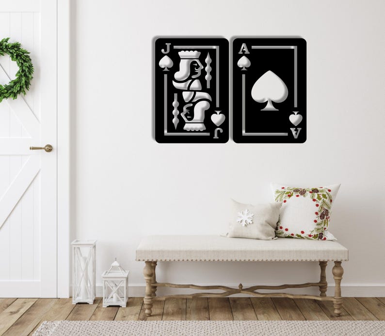 Poker Wall Art Laser Cut File: SVG, DXF, AI (digital Download) - Etsy