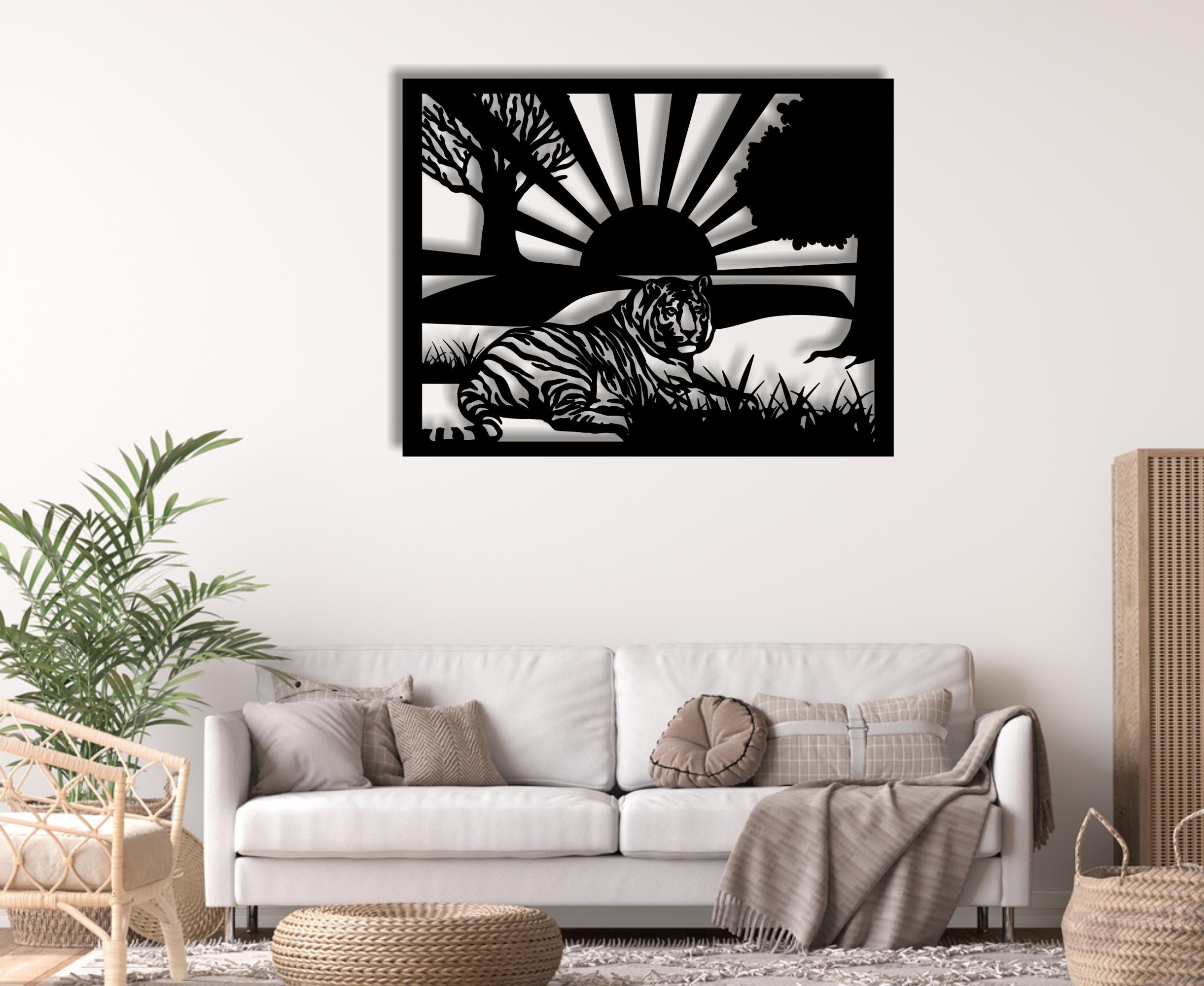 Tiger Wall Art Laser Cut File: SVG DXF AI (digital Download) - Etsy