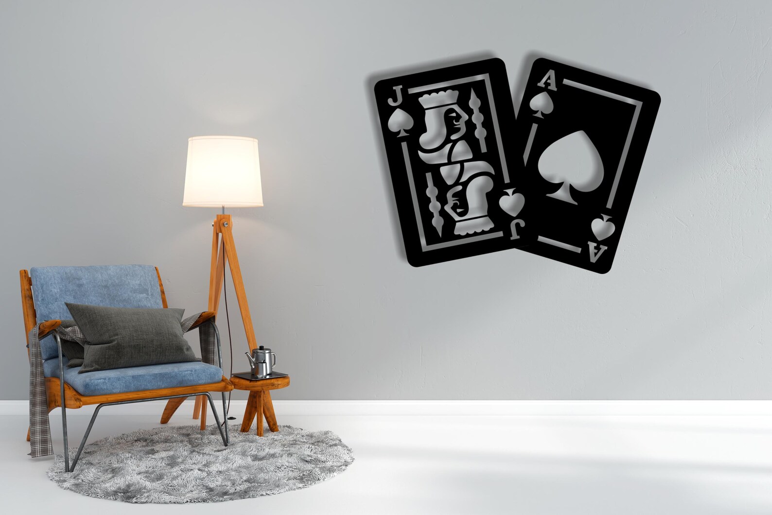 Poker Wall Art Laser Cut File: SVG, DXF, AI (digital Download) - Etsy