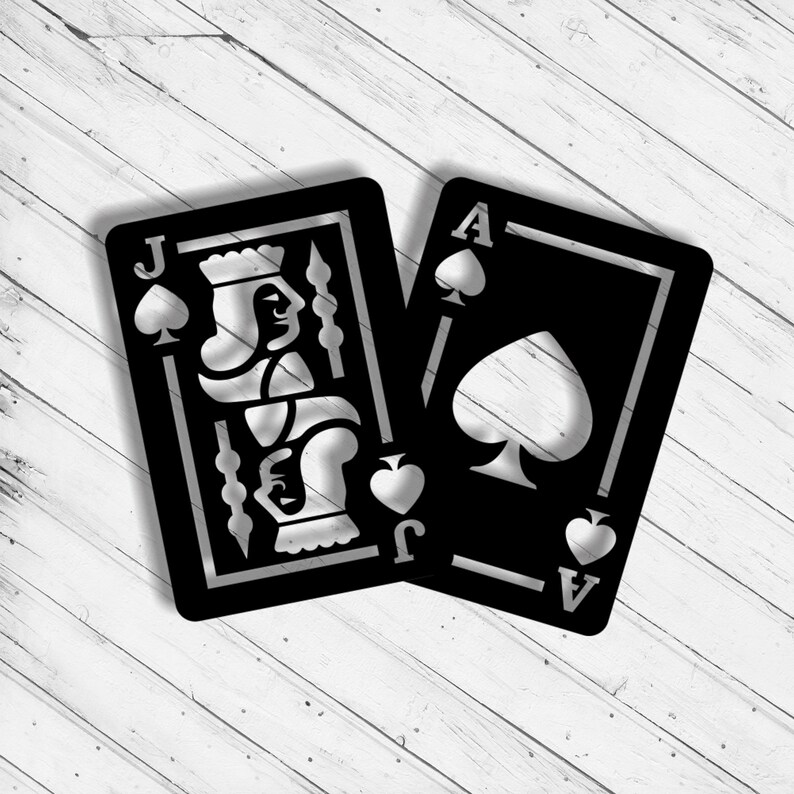 Poker Wall Art Laser Cut File: SVG, DXF, AI (digital Download) - Etsy