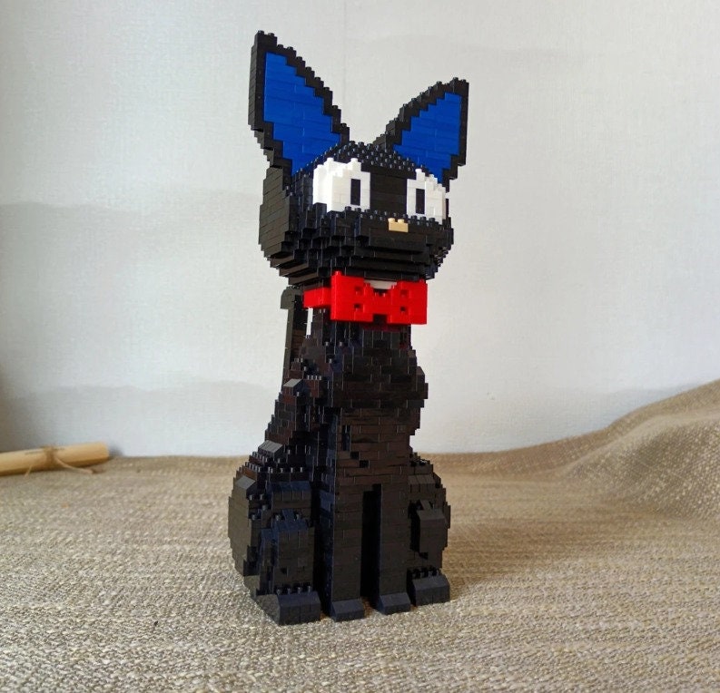 Mini Building Blocks Black Cat Model: Kids' Toys for Boys and Girls ...
