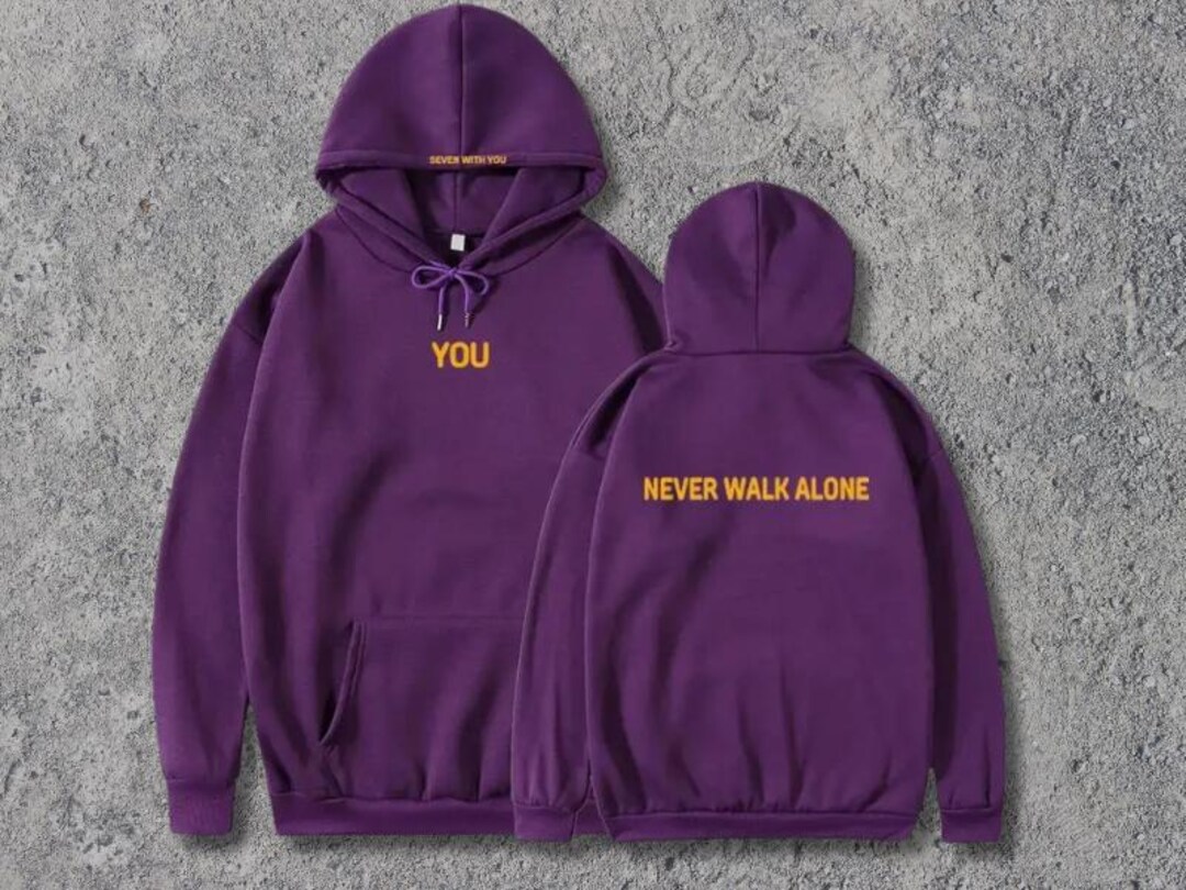 JIMIN Hoodie, Original Hoodie Printed Seven With You, You Never Walk ...