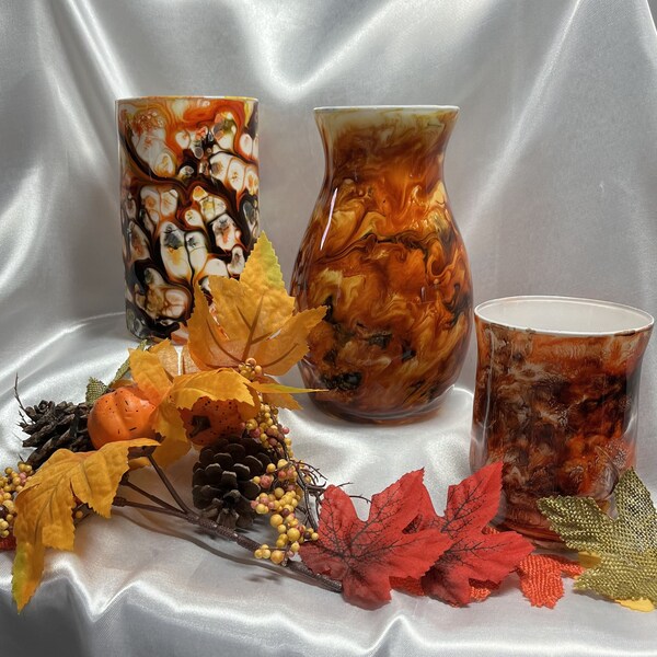 Alcohol Ink Vase - Etsy