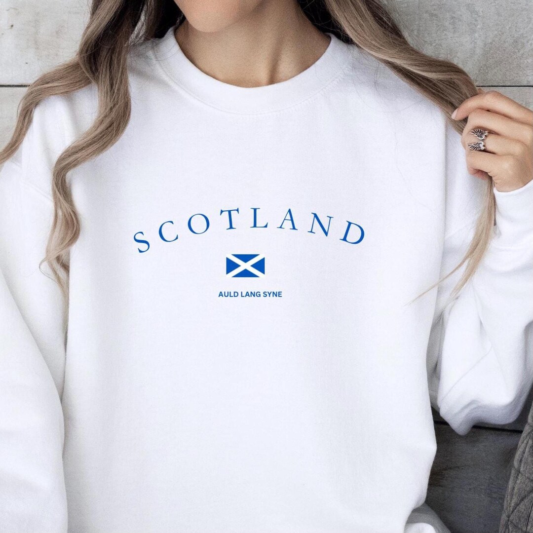 Scotland Flag Sweatshirt, Scottish Pride Top, Tartan Clan Shirt, UK ...