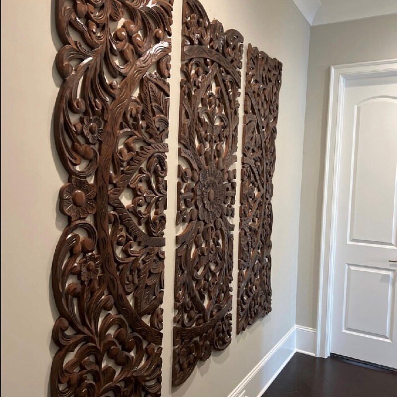 Wooden Wall Carving - Etsy
