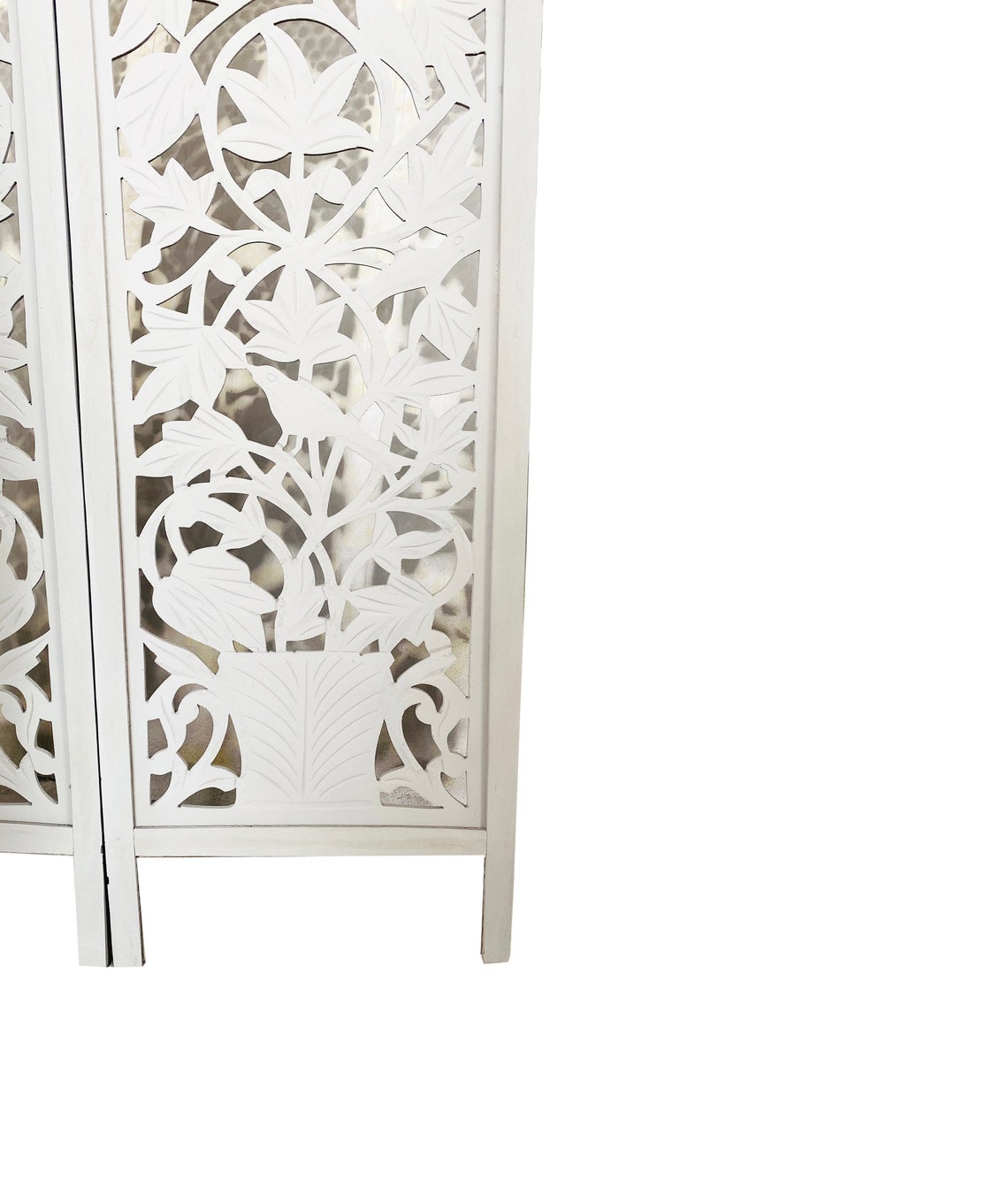 Flower Pot Style Wooden Folding Divider, Partition, Handmade Self ...