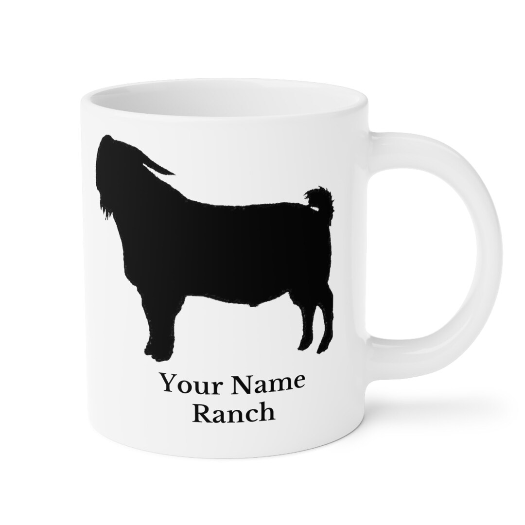 Personalized Boer Goat Coffee Cup 15/20oz, Perfect Custom Mug for Boer ...
