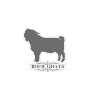 Boer Goat Sticker in White Ot Transparent, Boer Goat Rancher, Boer ...
