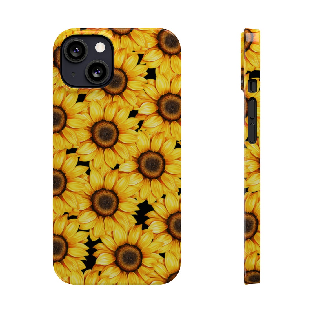 All About Sunflowers iPhone 13 Phone Cases, Boho Sunflower Cell Phone ...