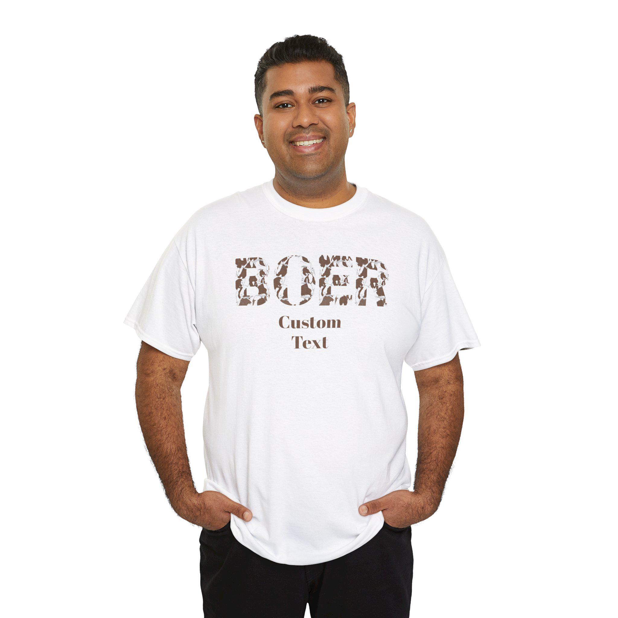 Personalized Boer Goats Letters T-shirt, Custom Boer Goat Shirt, Boer ...