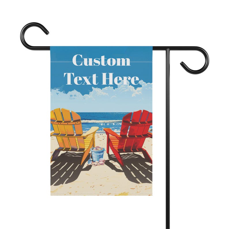 Custom Beach Chairs Garden & House Banner. the Perfect Addition to Your ...