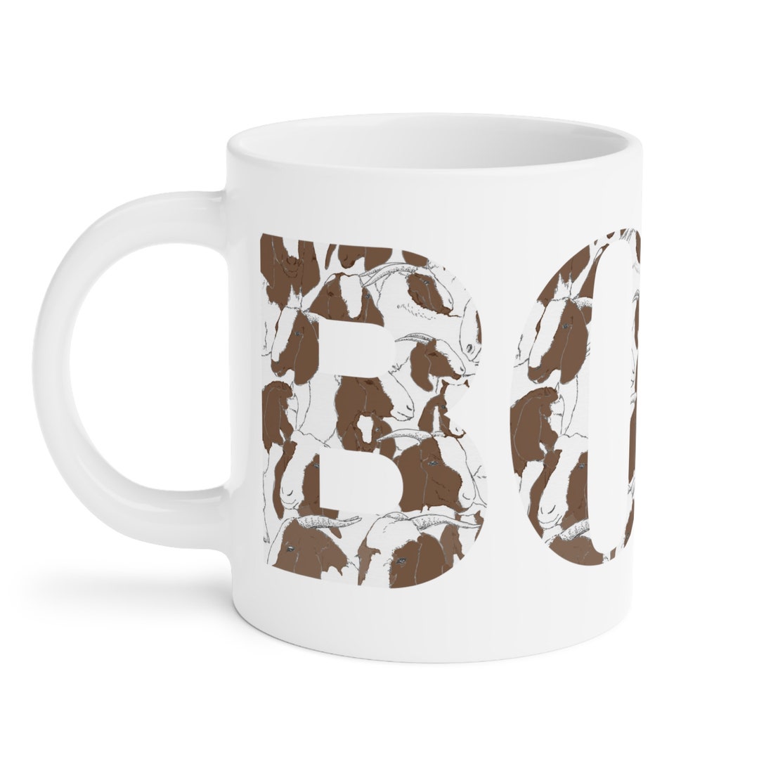 Boer Goat Coffee Cup 15/20 Oz - Etsy
