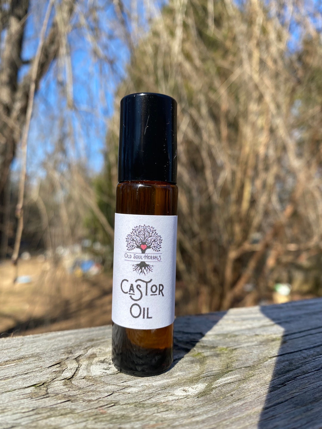 All Natural Castor Oil Roller Bottle Eyelids, Eyelashes, Lips - Etsy