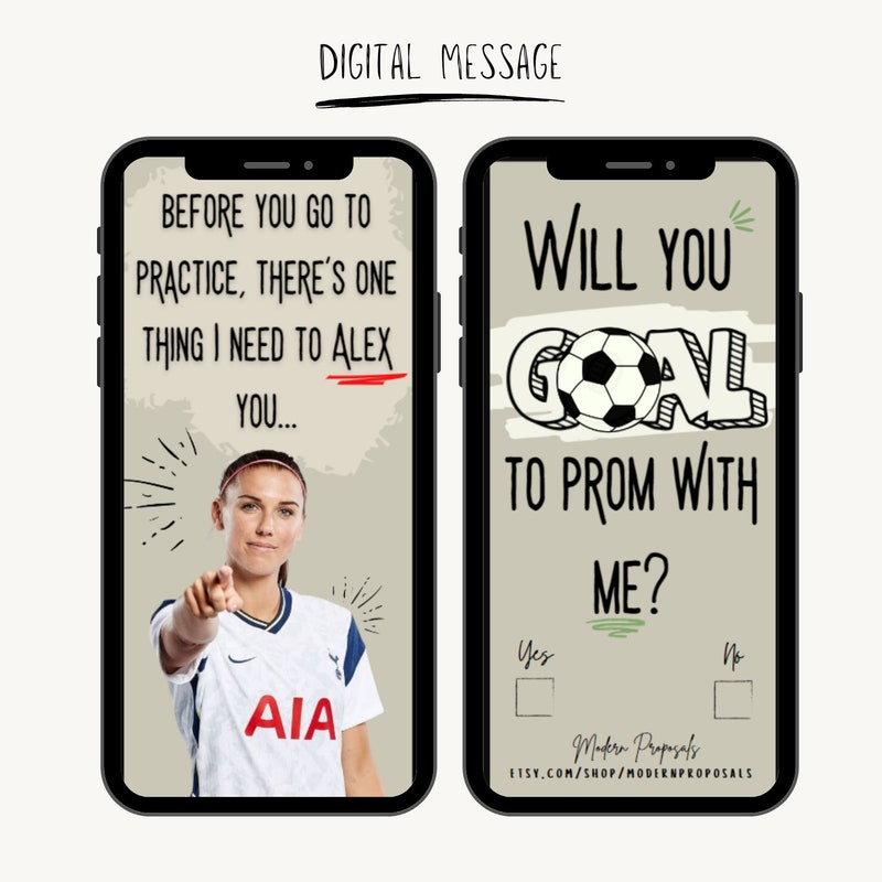 Soccer Homecoming Proposal - Etsy