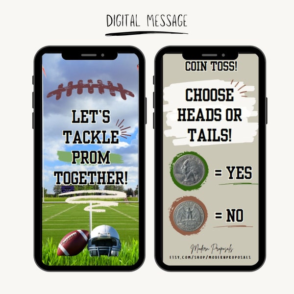 Prom Proposal Football - Etsy