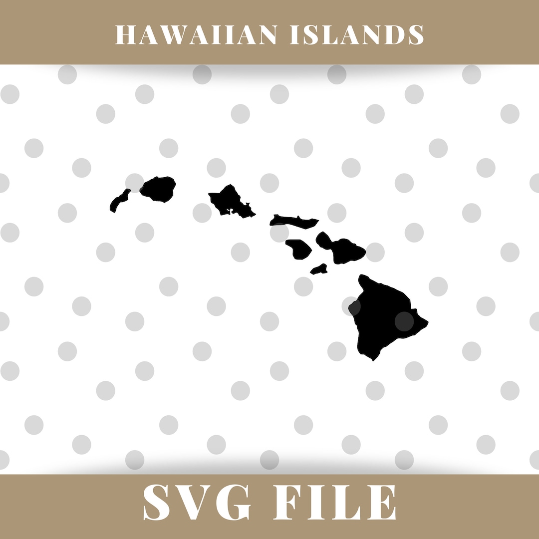 Hawaiian Island SVG Bundle - Etsy