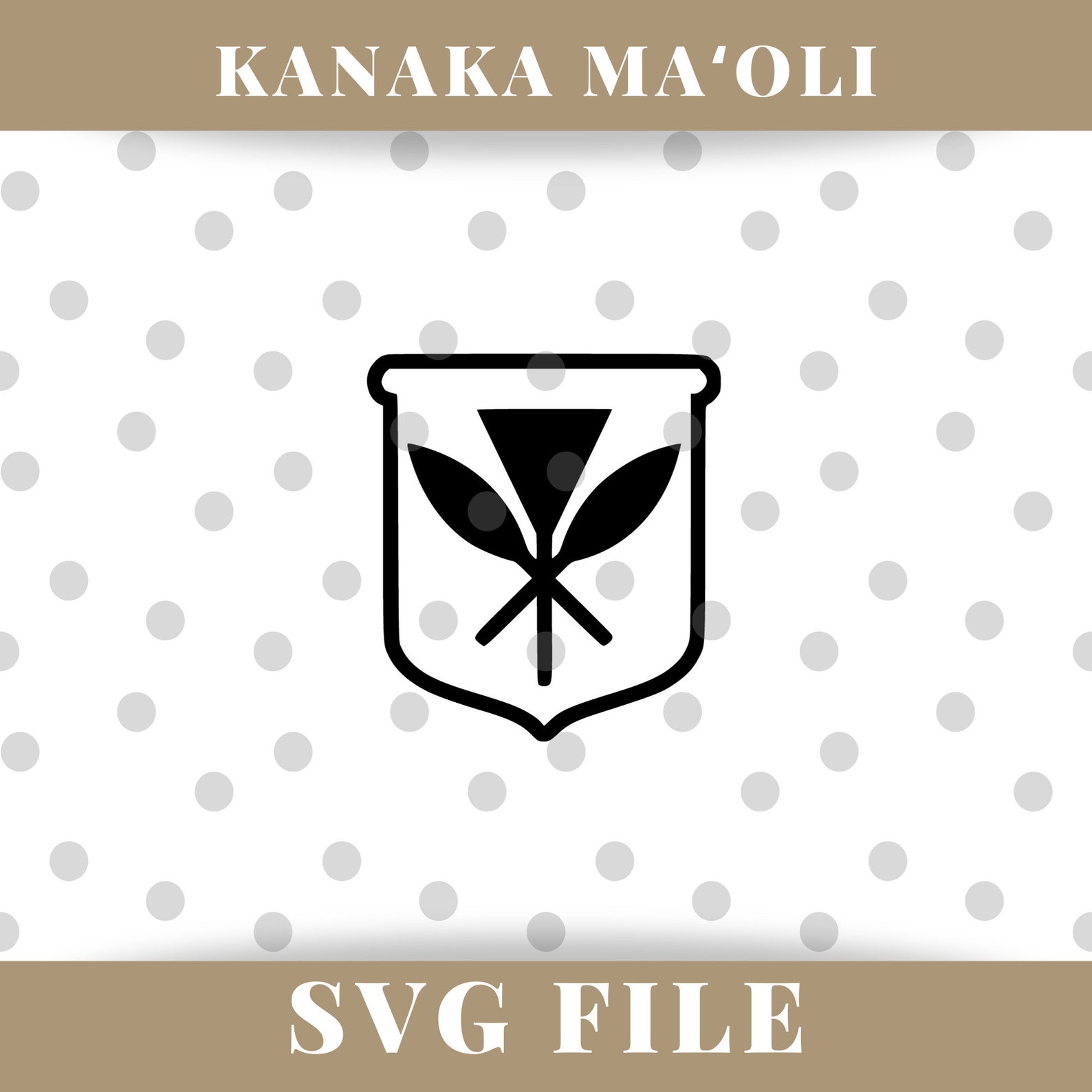 Kanaka Maoli Emblem SVG - Etsy
