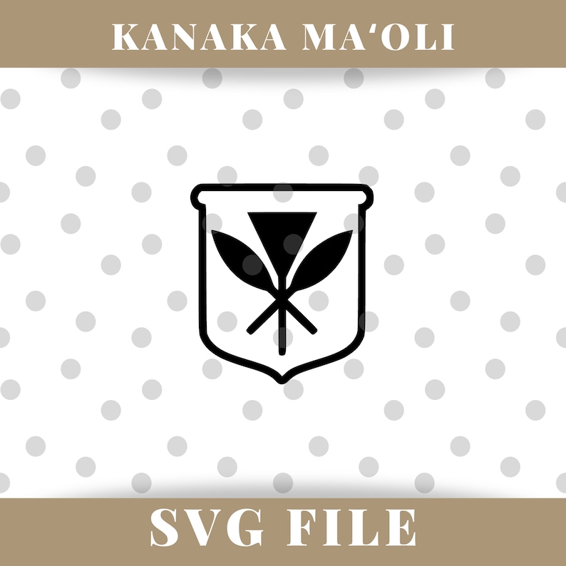 Kanaka Maoli Emblem SVG - Etsy