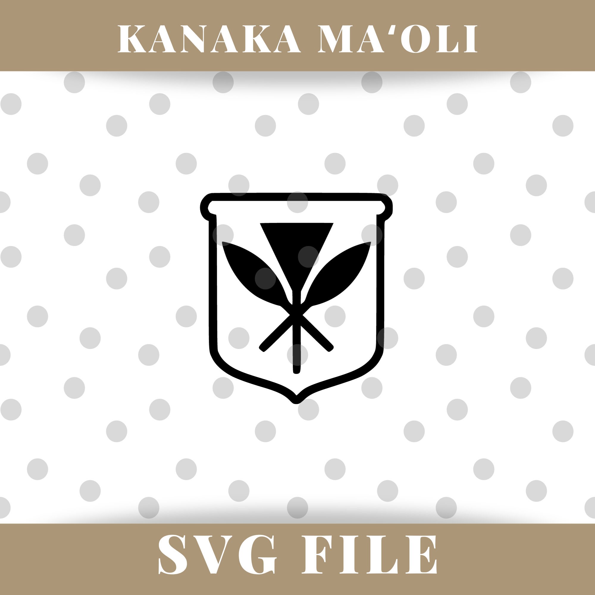 Kanaka Maoli Emblem SVG - Etsy