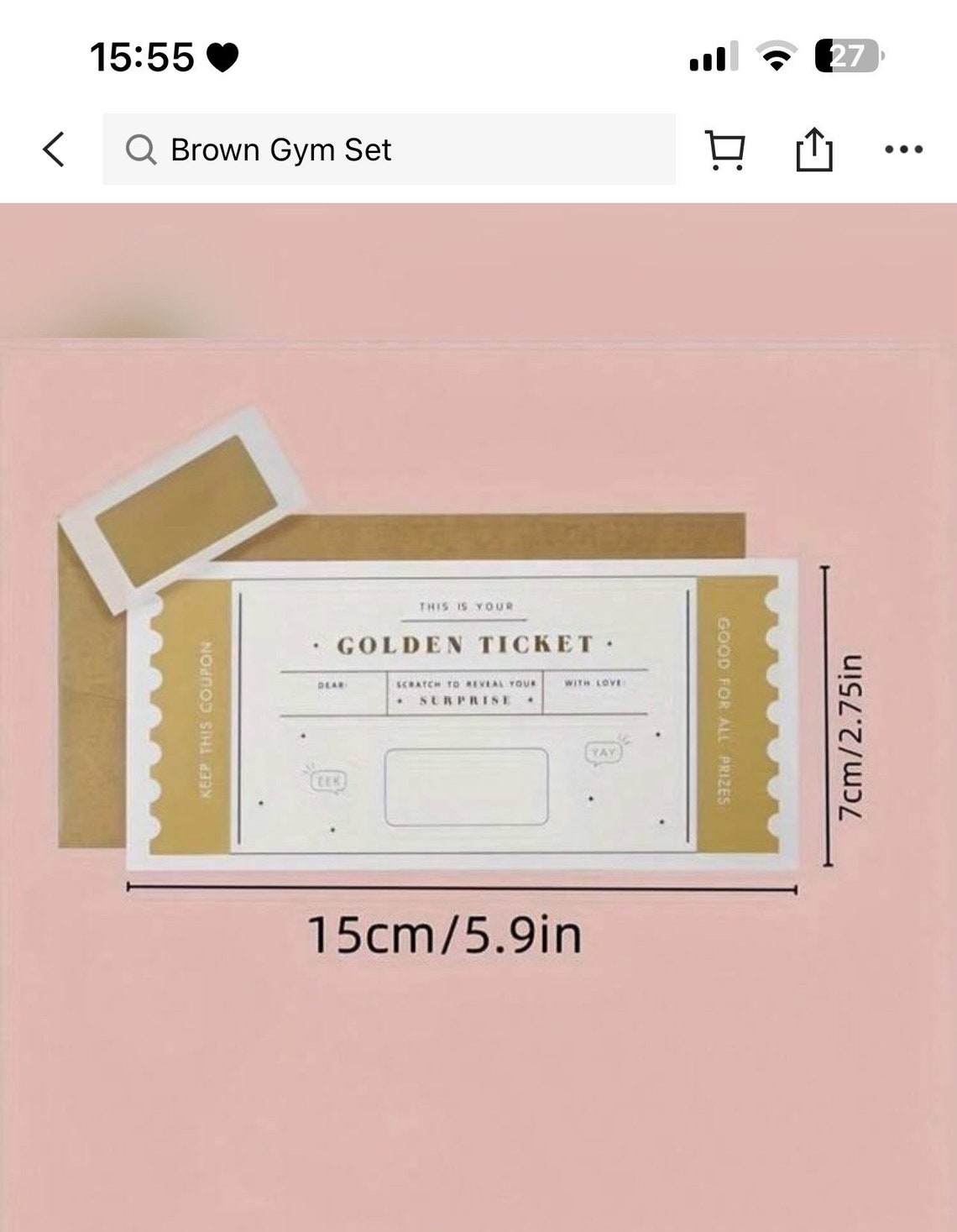 Customizable Surprise Scratch Cards, Personalised Reveal Card, Secret ...