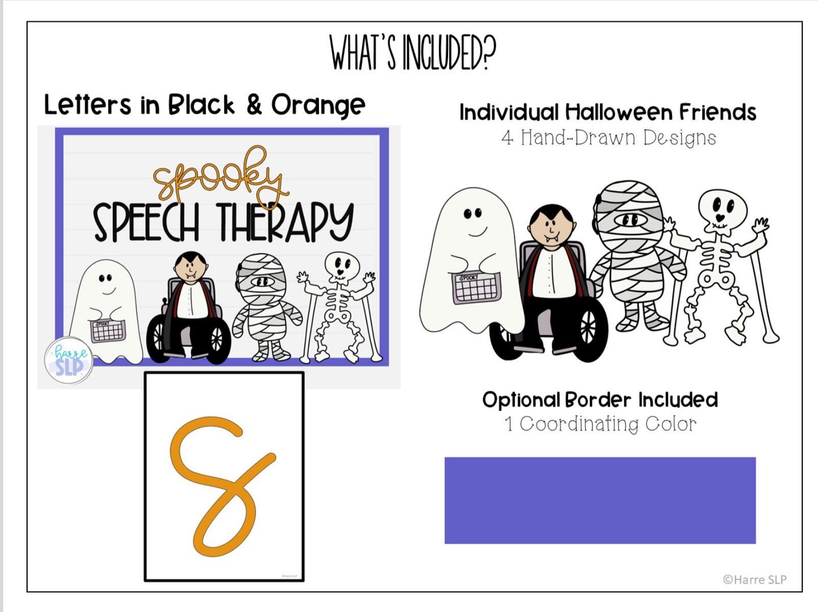 Digital Bulletin Board, Instant PDF Download, Classroom Decor, Spooky ...