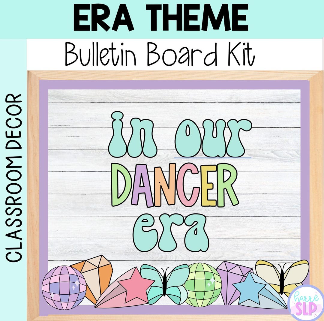 Digital Bulletin Board, Instant PDF Download, Dance Class Decor, in Our ...