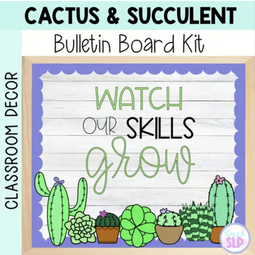 Digital Bulletin Board, Instant PDF Download, Classroom Decor, Watch ...