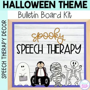 Digital Bulletin Board, Instant PDF Download, Classroom Decor, Spooky ...